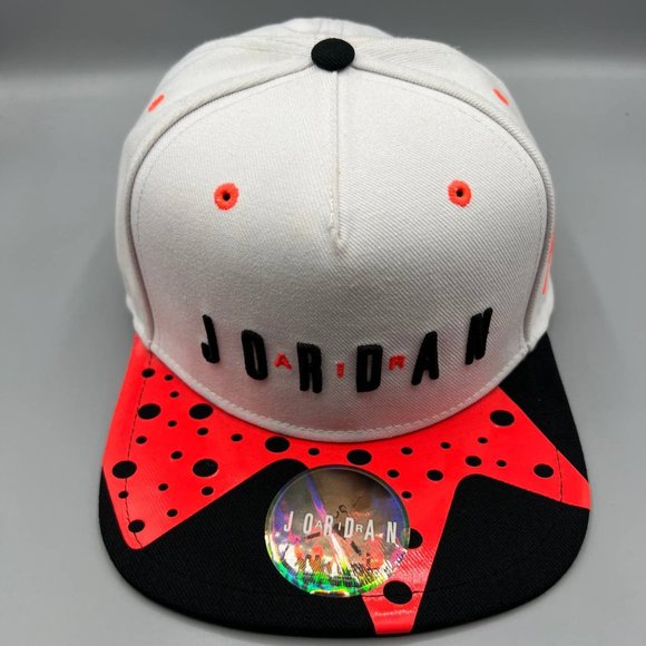 Jordan | Accessories | Air Jordan Hat Men White Black Infrared Jumpman ...